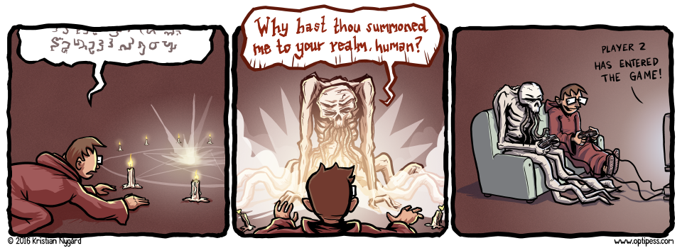 [Comic] The Summoning by Kristian Nygård : r/SympatheticMonsters